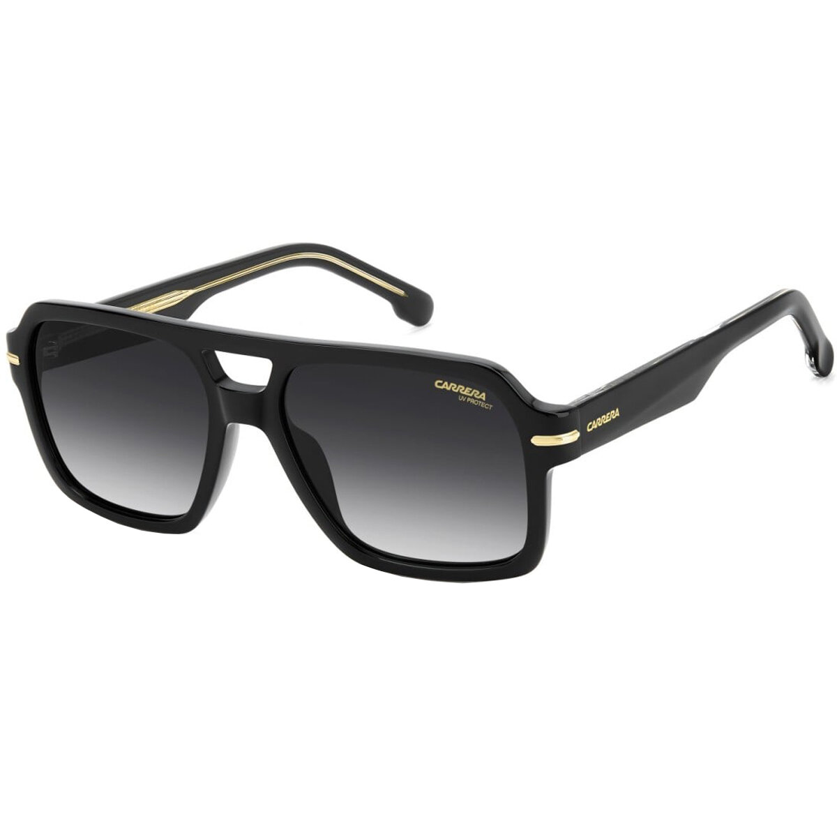 Carrera 377/S 807 90 мужские женские черные с серыми градиентными линзами солнцезащитные очки