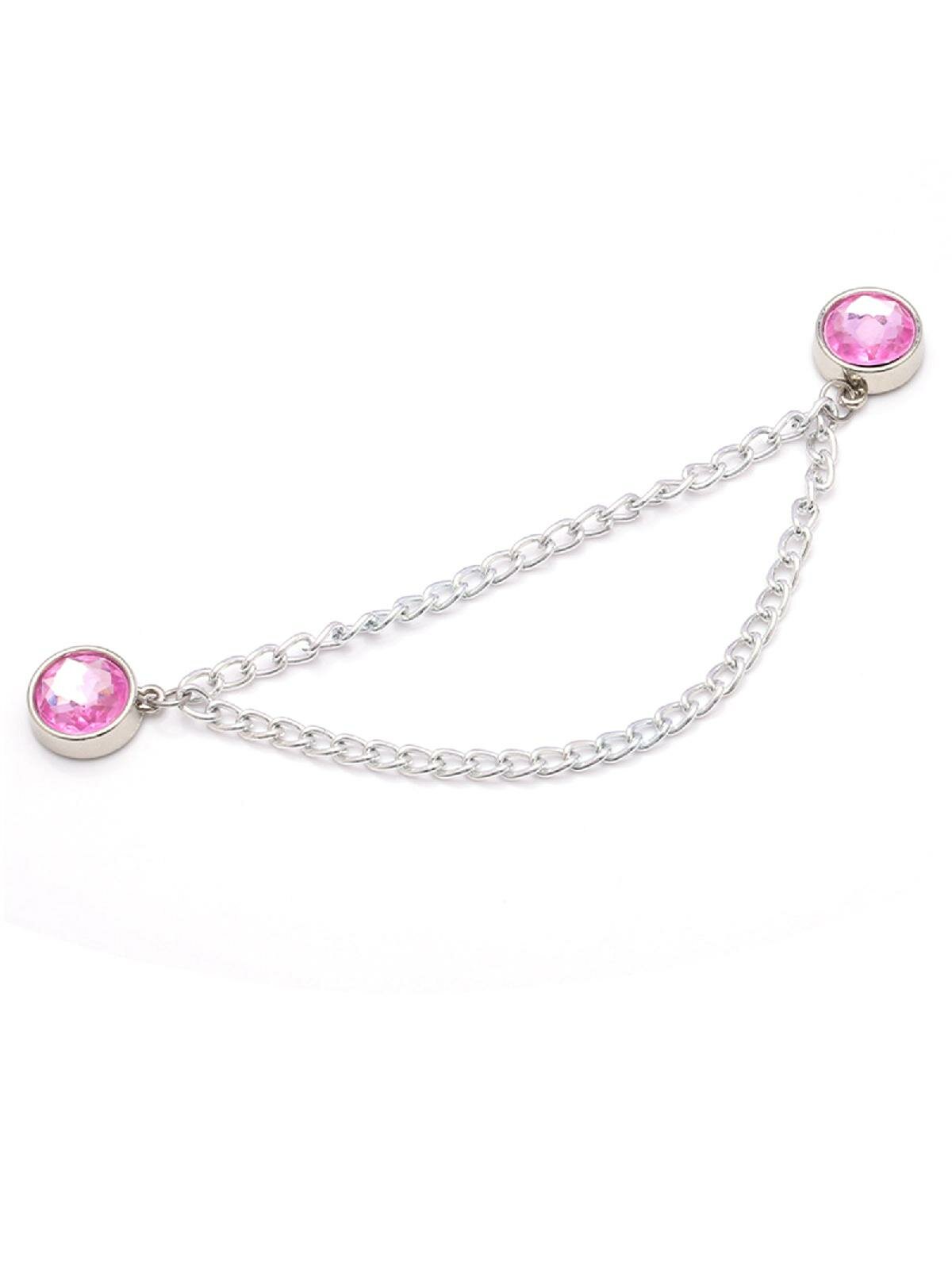 Цепочка из стразов Магнитный зажим Зажим для регулировки длины брюк для брюк Джинсы