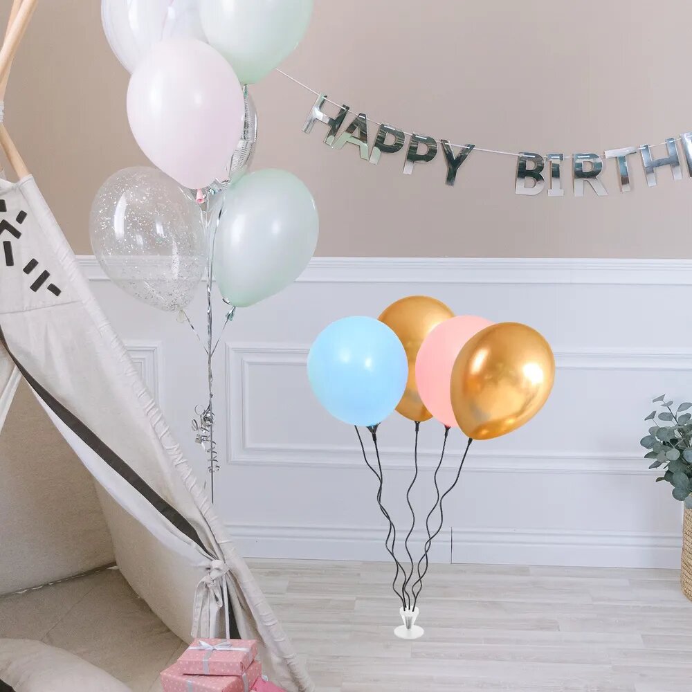 Черный пластиковый набор для крепления шаров для интерьерного декора