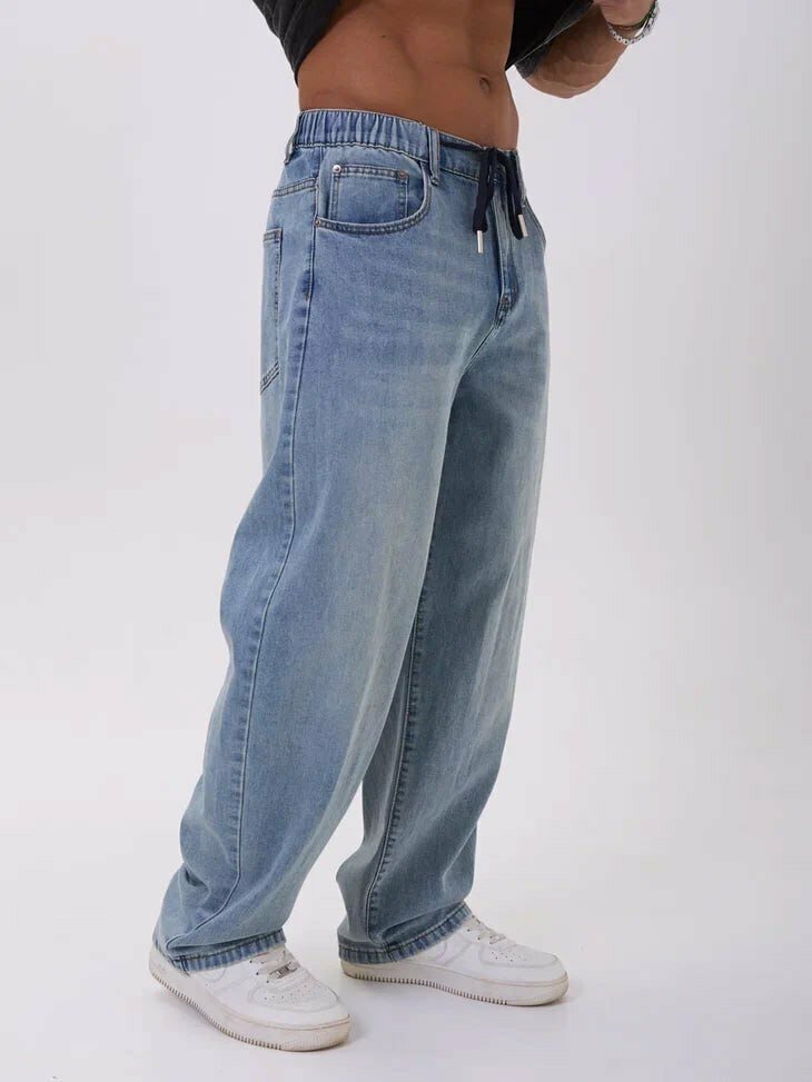 Джинсы багги 