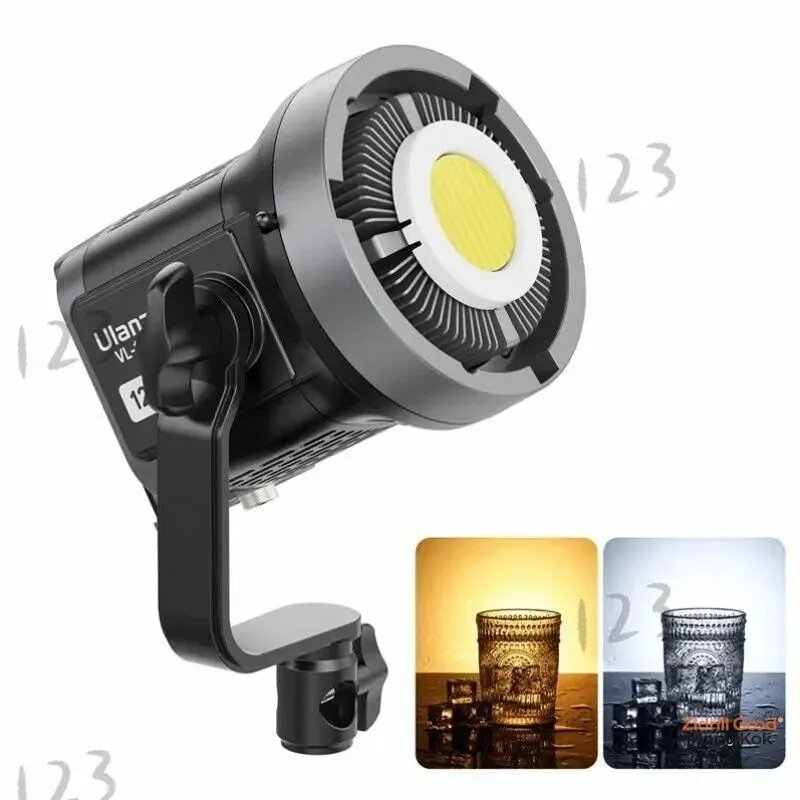 Ulanzi VL-120Bi Би-колор 120W 2700-6500K Видеосвет V-Mount для мобильной съемки