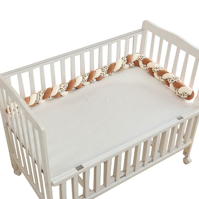 Бампер для детской кроватки, Леопардовый принт