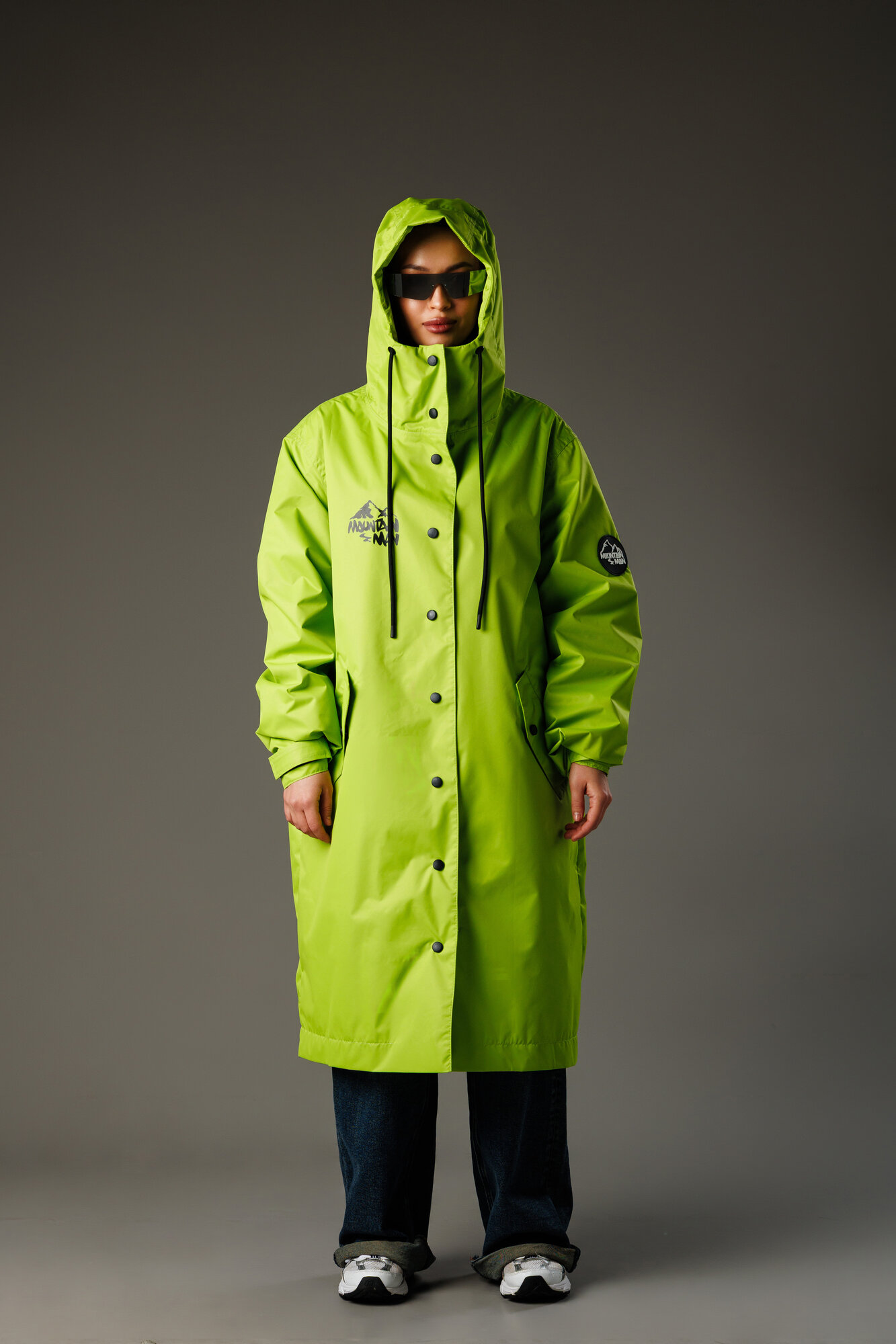 Плащ-дождевик Лайм Be wild and free