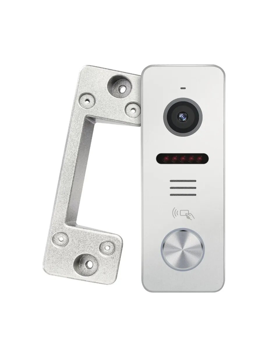 Вызывная видеопанель разрешение камеры 1080HD пикселей серебристый