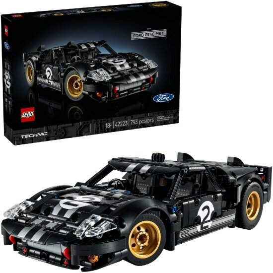Конструктор Lego Technic 42223 Гоночный автомобиль Ford GT40 MKII 1966