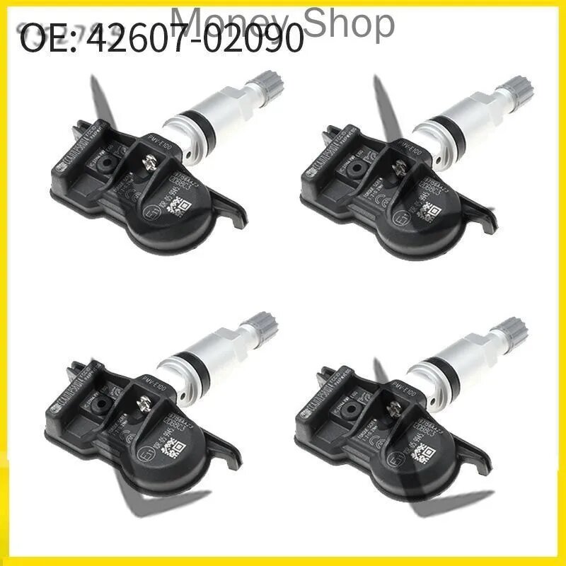 Датчик контроля давления в шинах для Toyota Corolla/Hybrid 2019-Для Toyota CHR/IZOA 2020+, 4 шт