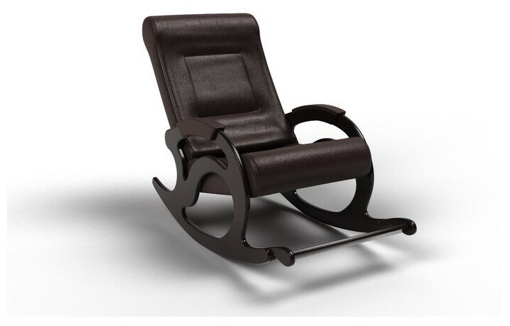 Кресло-качалка арском Тироль, 1320*640*900 мм, экокожа, цвет венге .