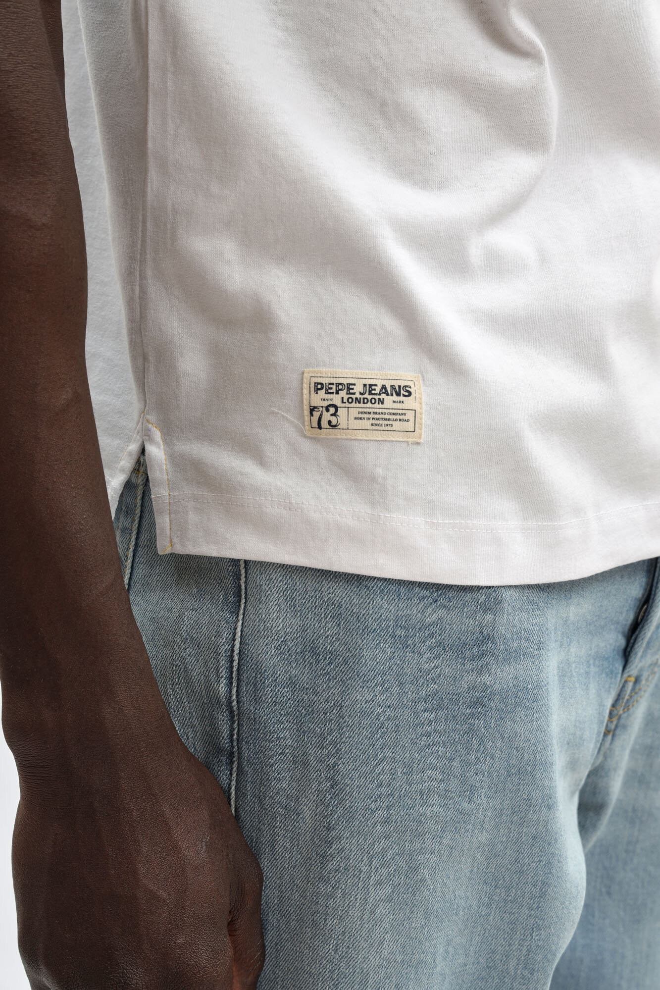Футболка Pepe Jeans, размер XXL, белый, — фото 1