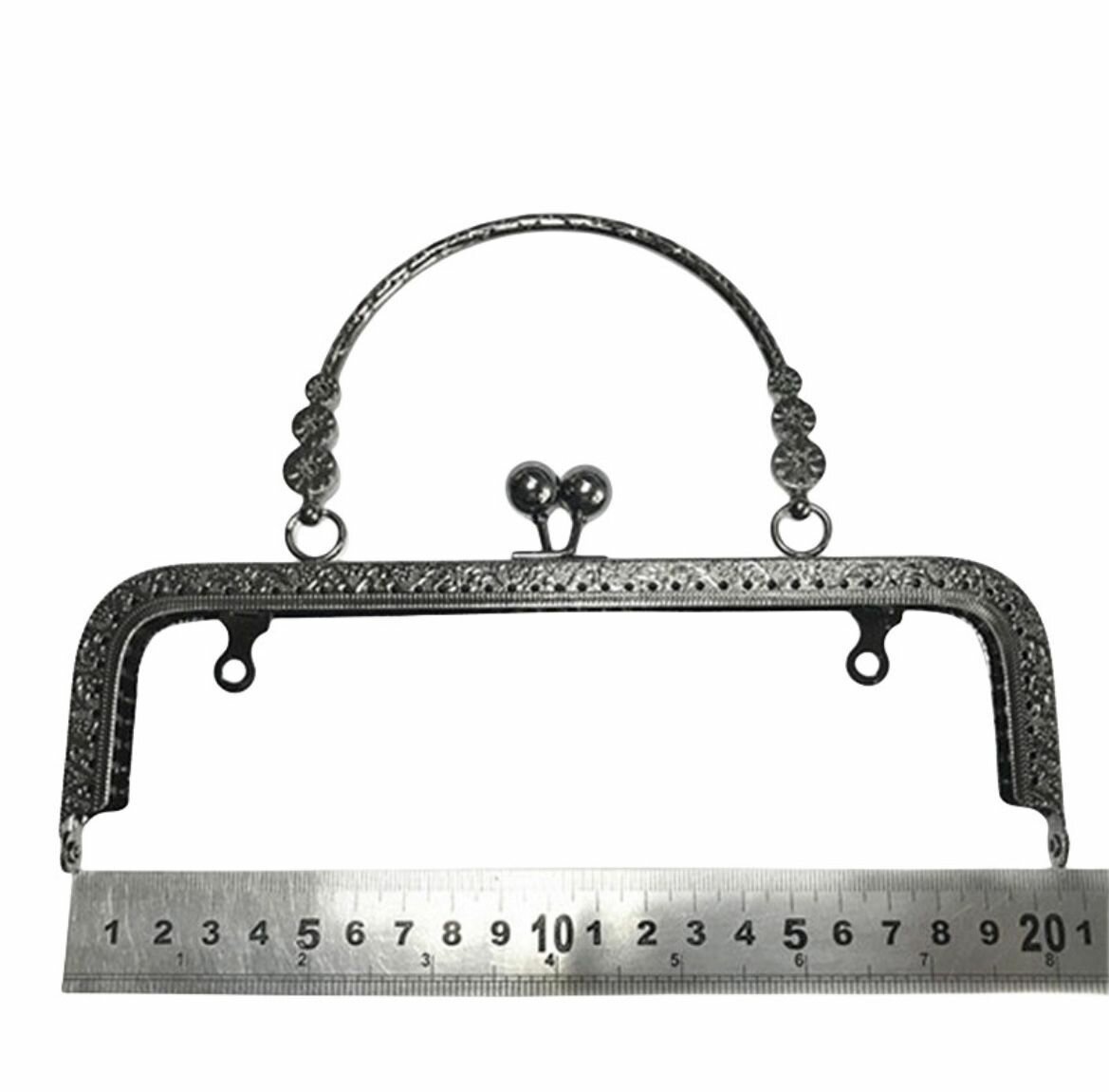 Фермуар застежка с ручкой для сумки 20 см