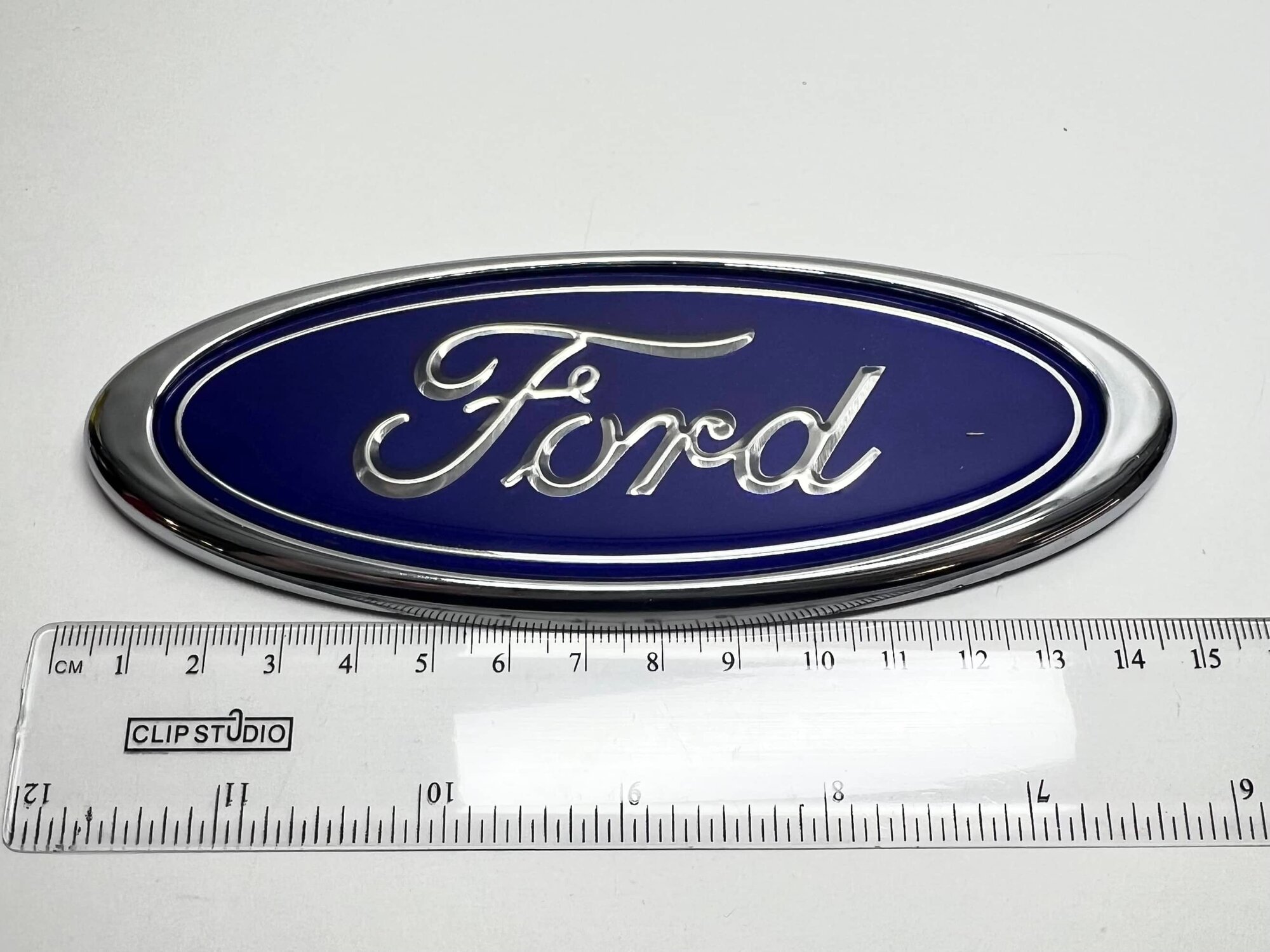 Логотип (шильдик, надпись, эмблема) "Ford" 15 см, арт: 8866-К