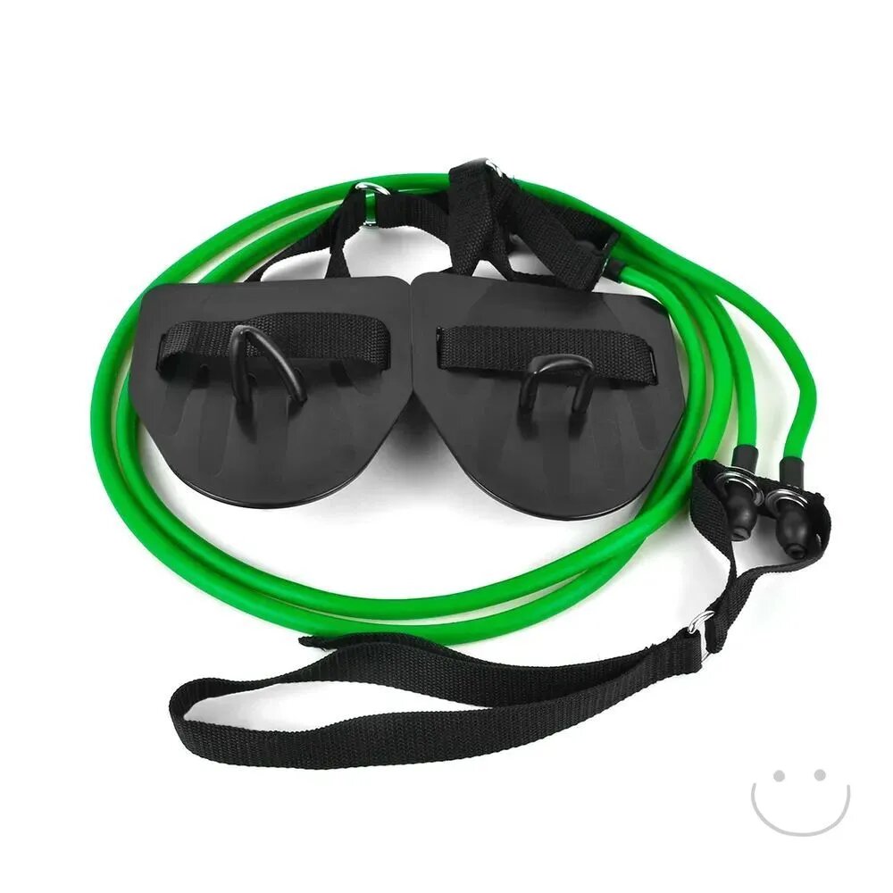 Тренажер для плавания с лопатками, эспандер пловца для отработки техники, размер S, резина