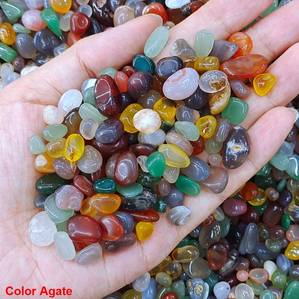 Агат Color Agate, кристаллический чип, 100г