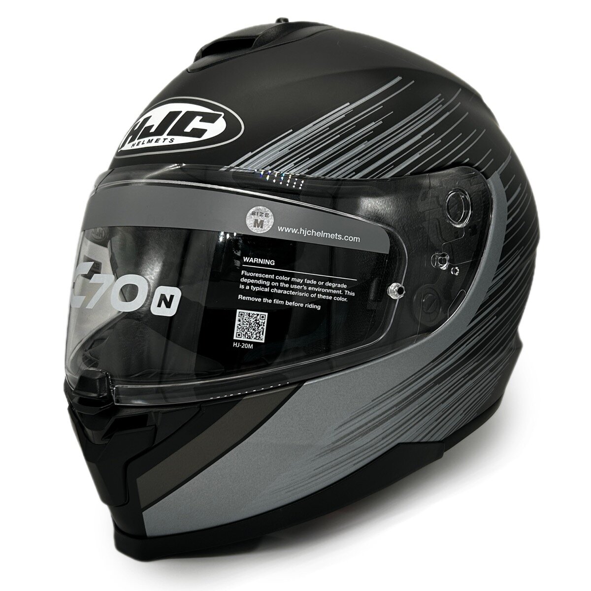 Мотошлем HJC C-70N SWAY MC5SF. XL. Черный-серый