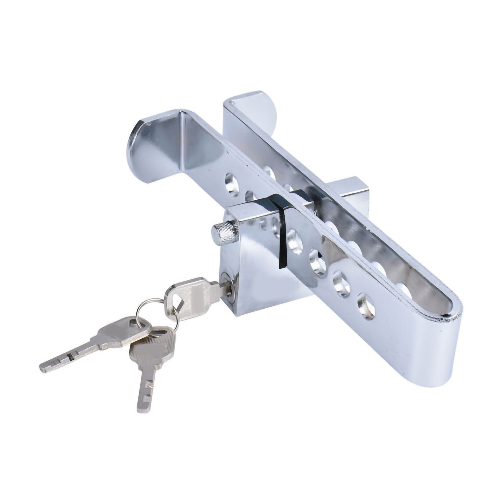 Замок на педали тормоза/сцепления, нержавеющая сталь, противоугонный