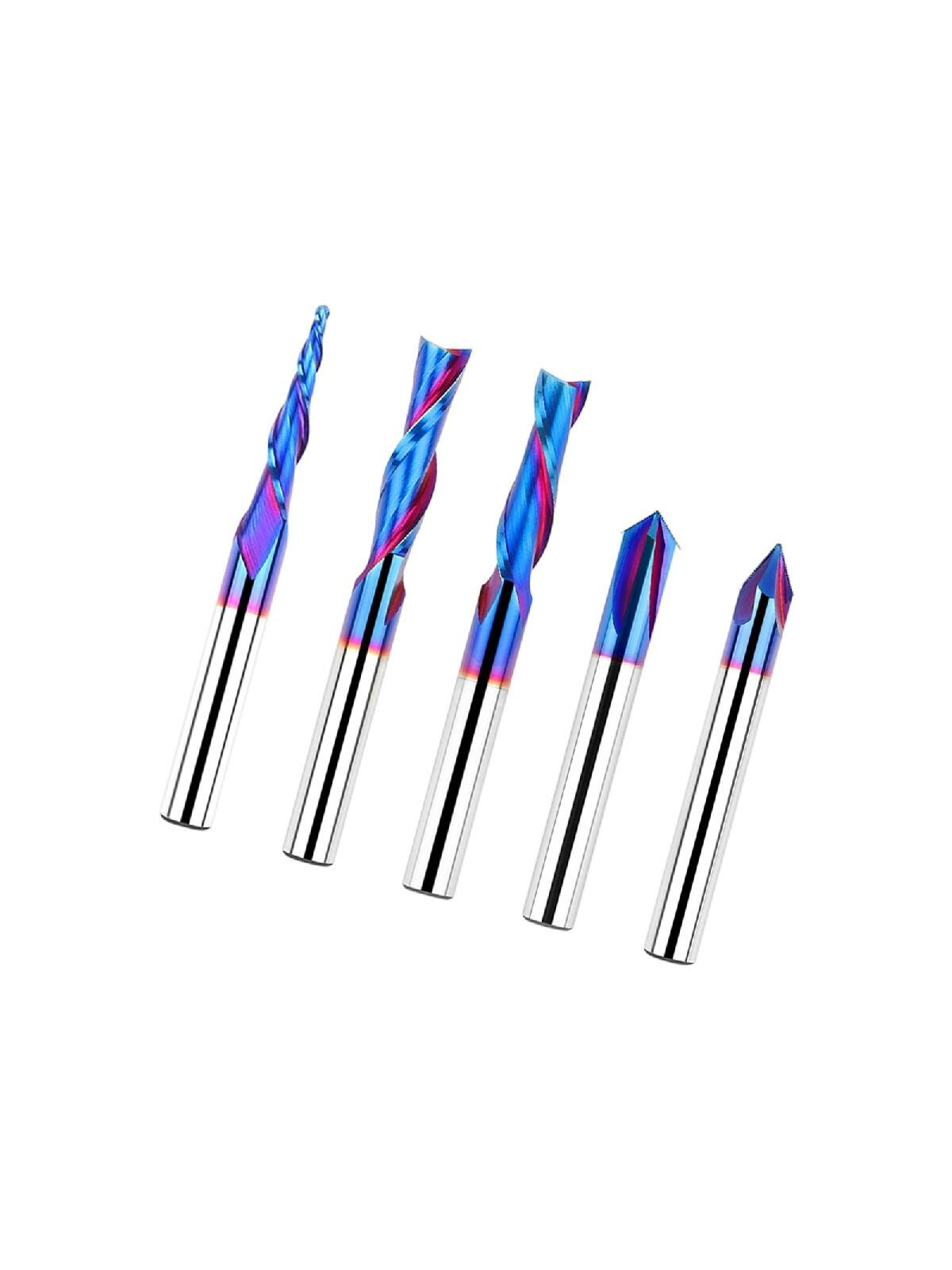 Полный набор фрезерных долот по дереву для гравировки, обработки канавок и врезания