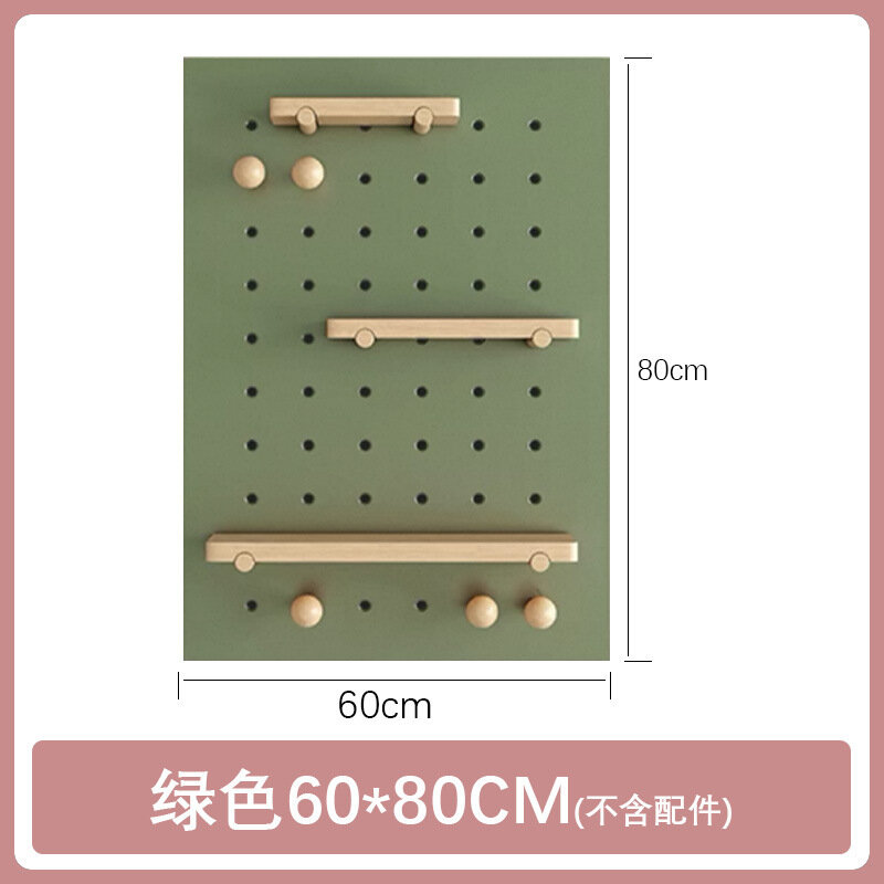 Перфорированная доска из массива дерева для размещения за дверью, настенная полка для хранения в прихожей, фоновая стена для детского стола, перфорированная подвесная доска в форме облака, перегородка.