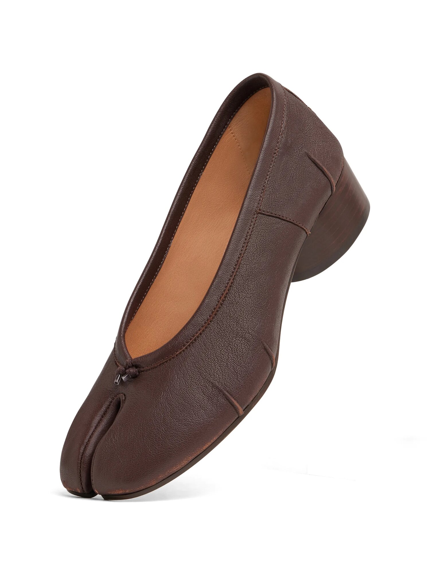 Балетки Maison Margiela Tabi ballet flats, размер 41 EU, brown — фото 1
