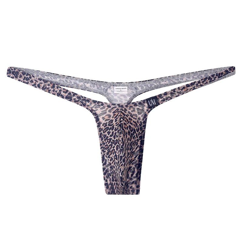 Мужские стринги из нейлона и полиэстера XL, Small Leopard Print