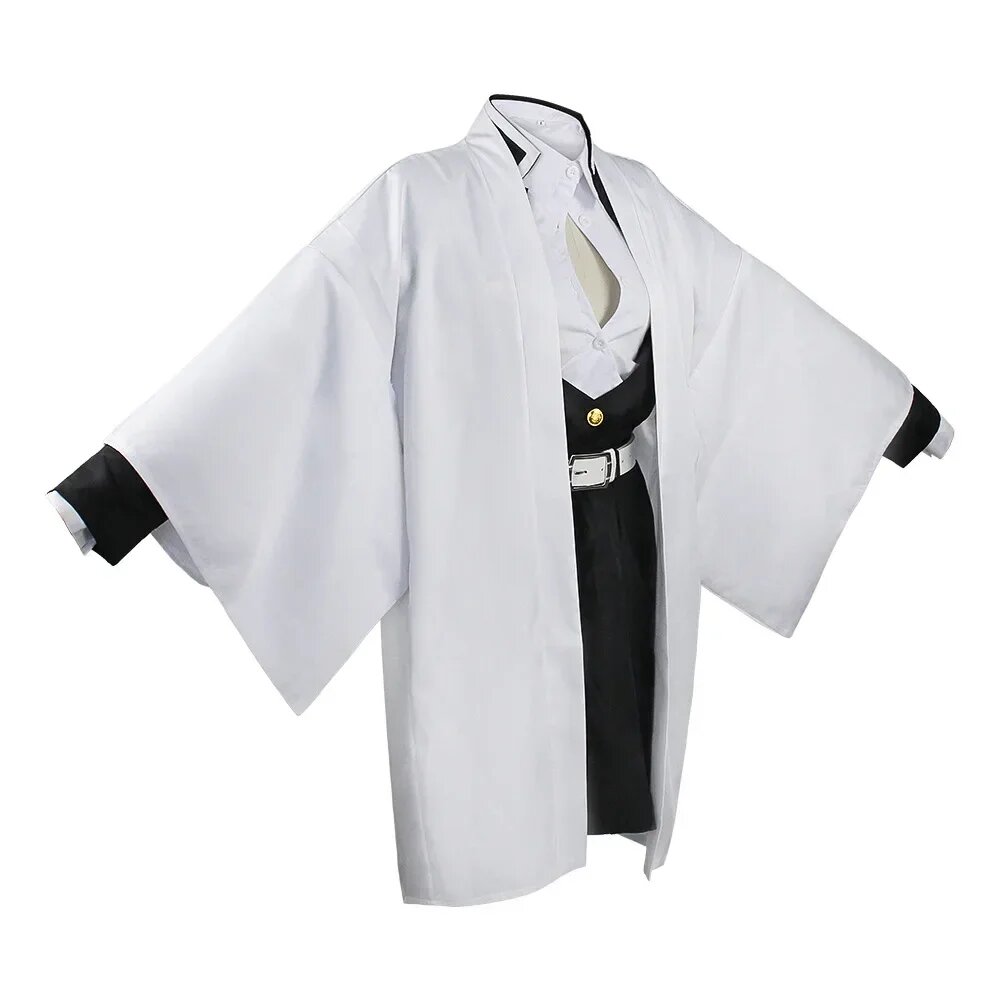 Костюм Канроуджи Митсури из аниме «Истребитель Демонов» Белый, L, costume