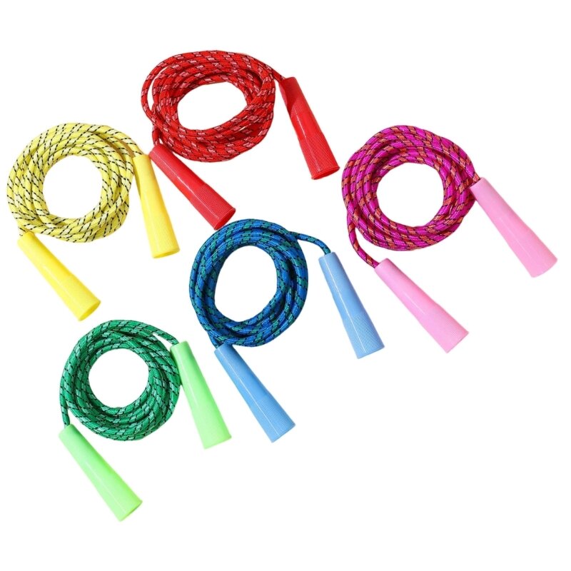 Регулируемая Детская Скакалка Из Пластомера С Ручками Для Активного Отдыха, Скакалка для Мальчиков И Девочек, Дети