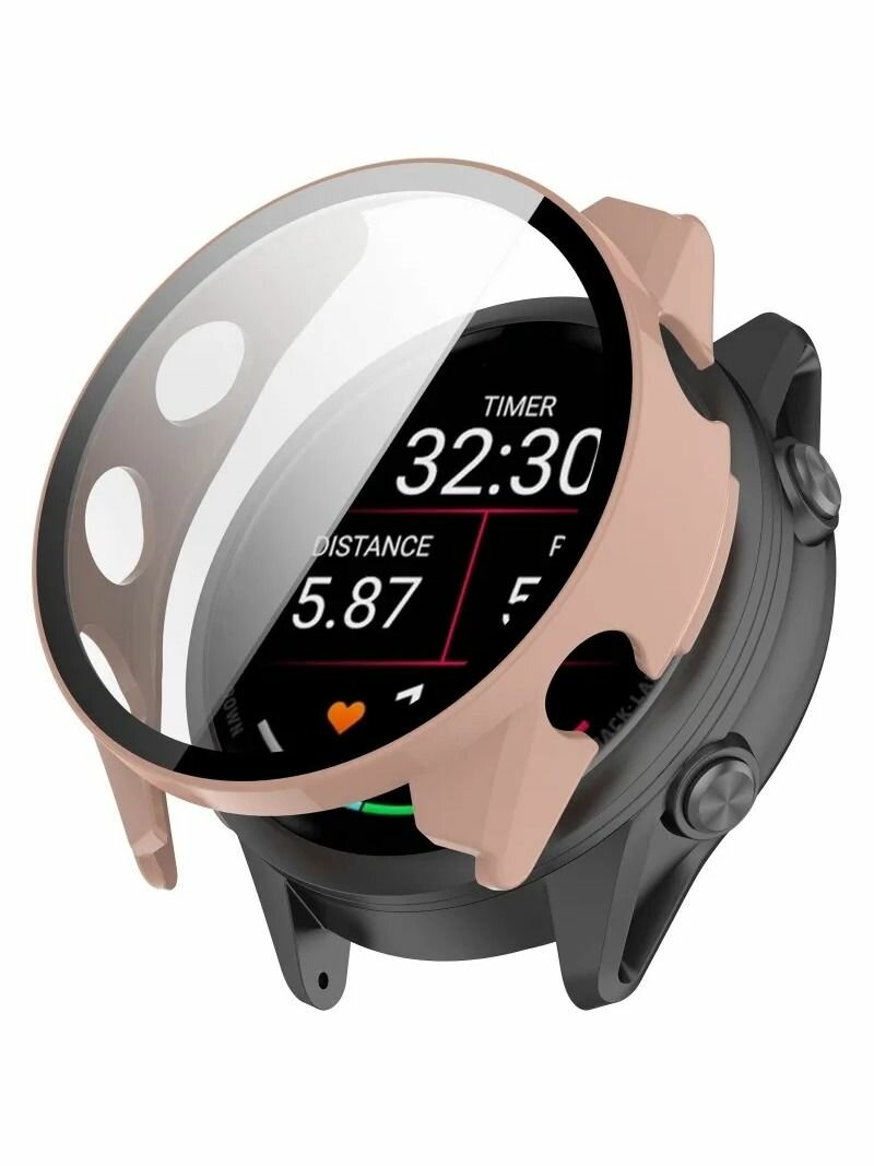 Закаленное стекло для Garmin Forerunner 570 42mm Smart Watch Screen Protector для Forerunner570 42MM Всесторонний бампер