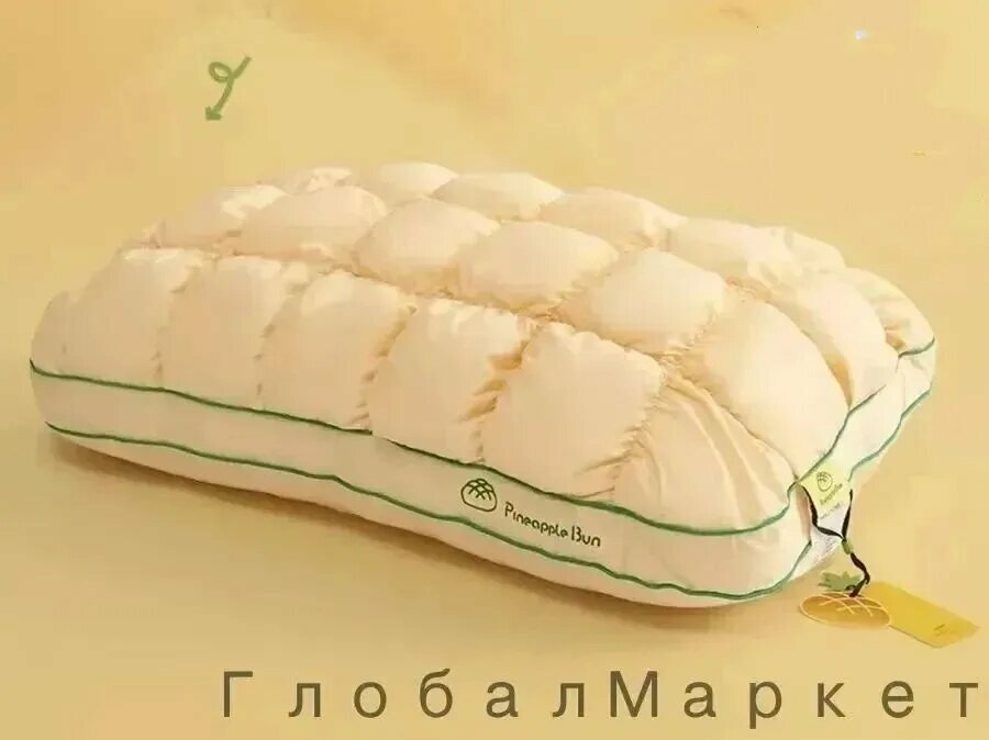 Подушка 50x70 см, Мягкая жесткость, Полиэфирное волокно
