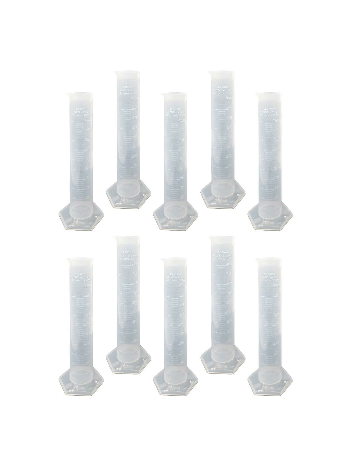 Лабораторные мерные цилиндры 10 мл для науки, колба для научных пробирок