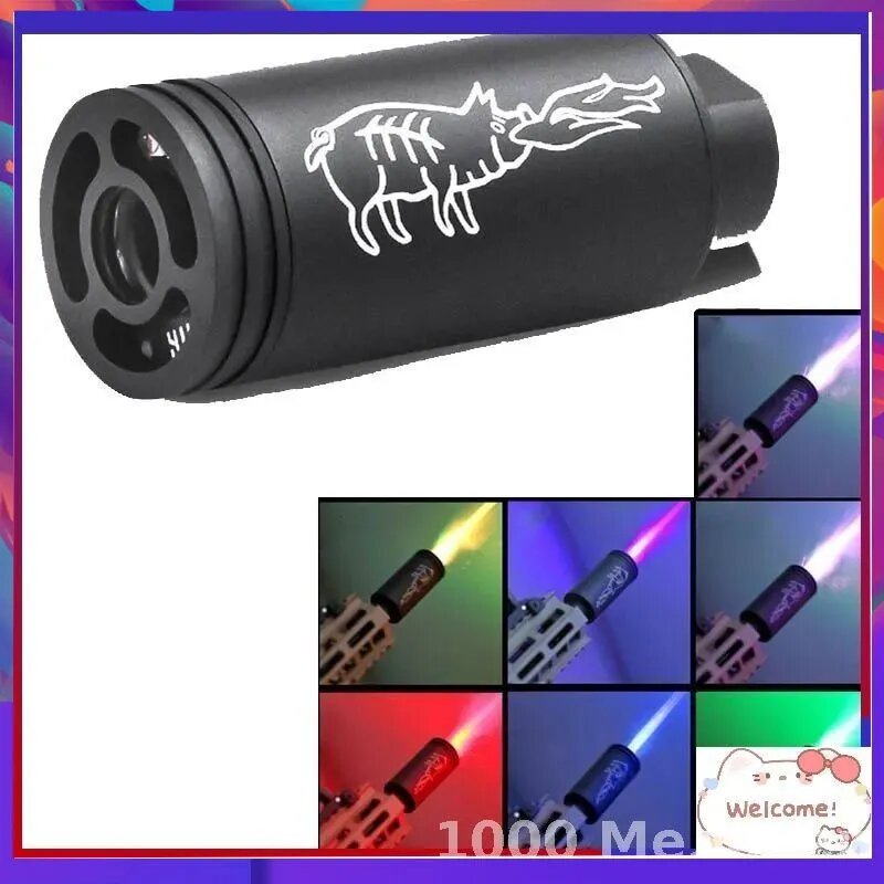 Трассерная насадка страйкбол и 1 коробки водяных бомб, Тактическая трассирующая установка Spitfire Airsoft с эффектом пламени