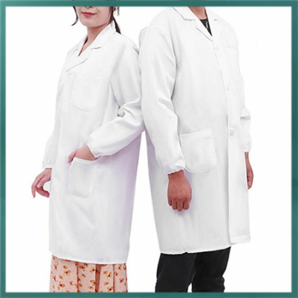 Лабораторный халат с длинным рукавом