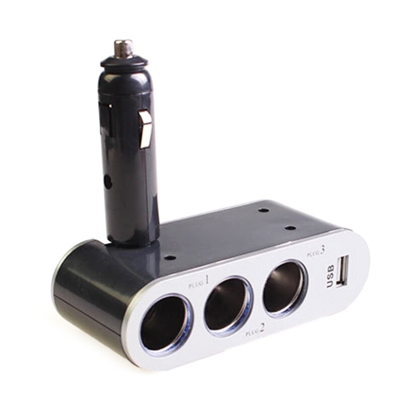 12 В/24 В Автомобильное Зарядное Устройство Адаптер Для Зарядки Разветвитель Быстрое Автомобильное Зарядное Устройство с USB-Портом 3 Гнезда Адаптер для Зарядки Телефона