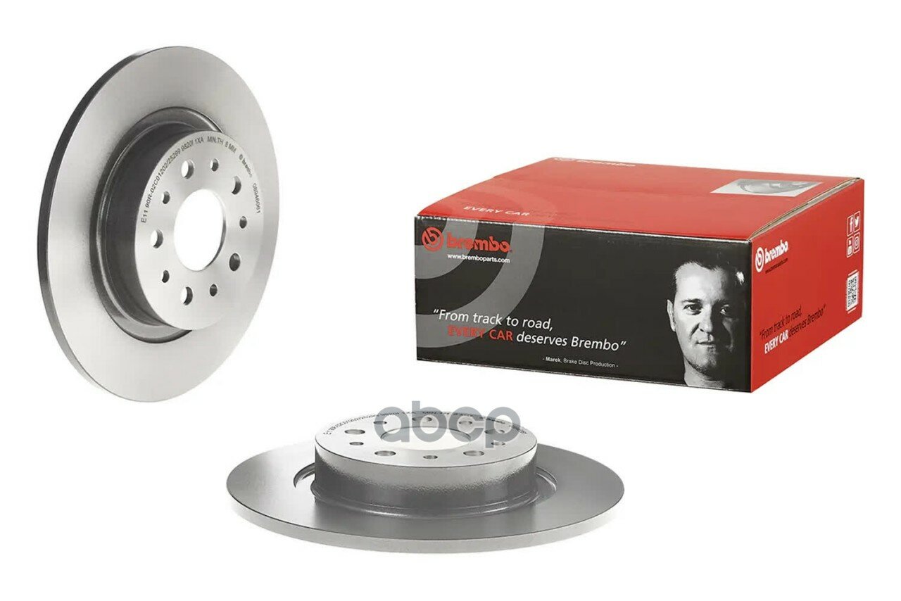 Диск тормозной задн, FIAT 500L 12- Brembo арт. 08.9460.61