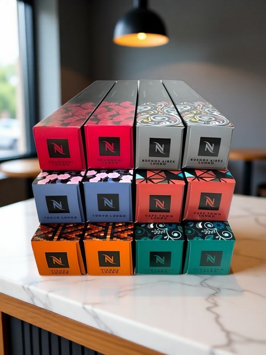 Кофе в капсулах Nespresso World Explorations Lungo Mix - 4 - 120 капсул
