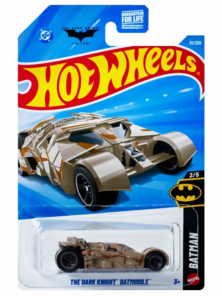 JJJ21 Hot Wheels машинка металлическая игрушка коллекционная масштабная модель The Dark Knight Batmobile кейс 2026