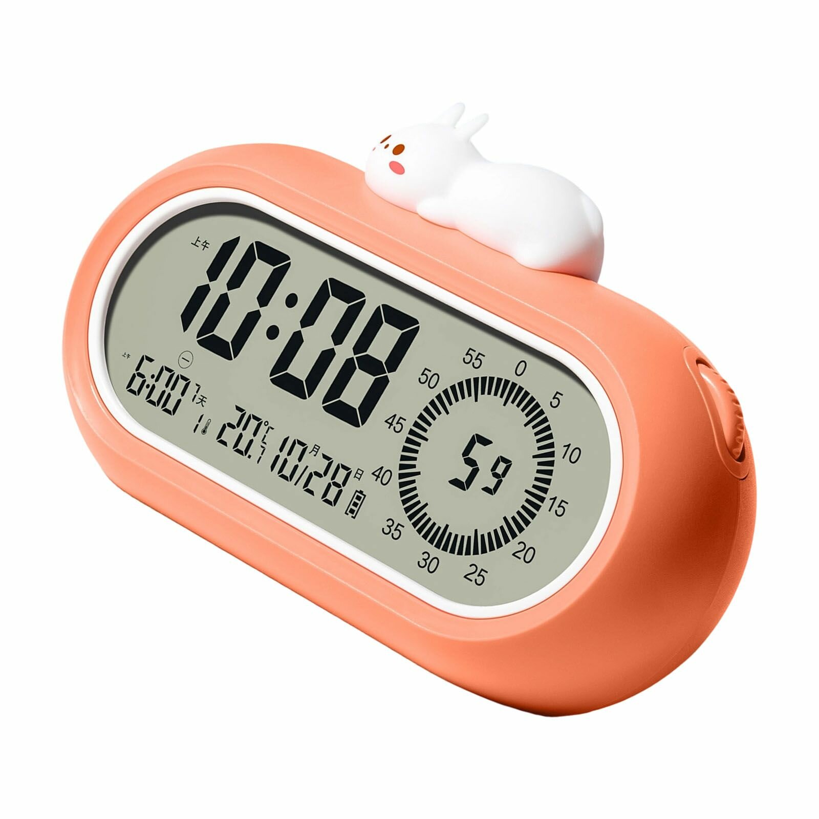 Детский таймер с кнопками управления и ночником для кухни
