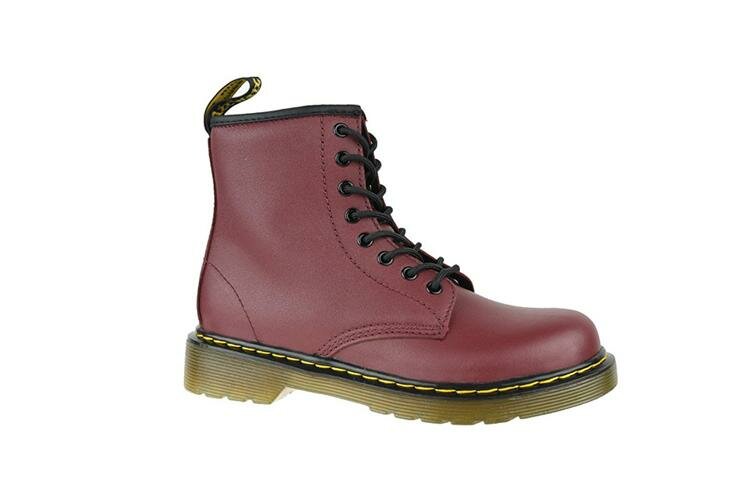 Ботинки берцы Dr. Martens 9656607, размер 33, бордовый — фото 1