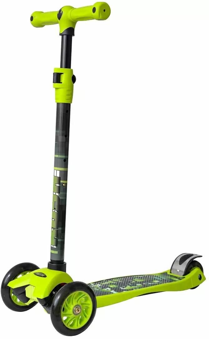 Самокат RUSH ACTION 3-х колесный, Blast, светящиеся колеса, нагрузка до 40 кг