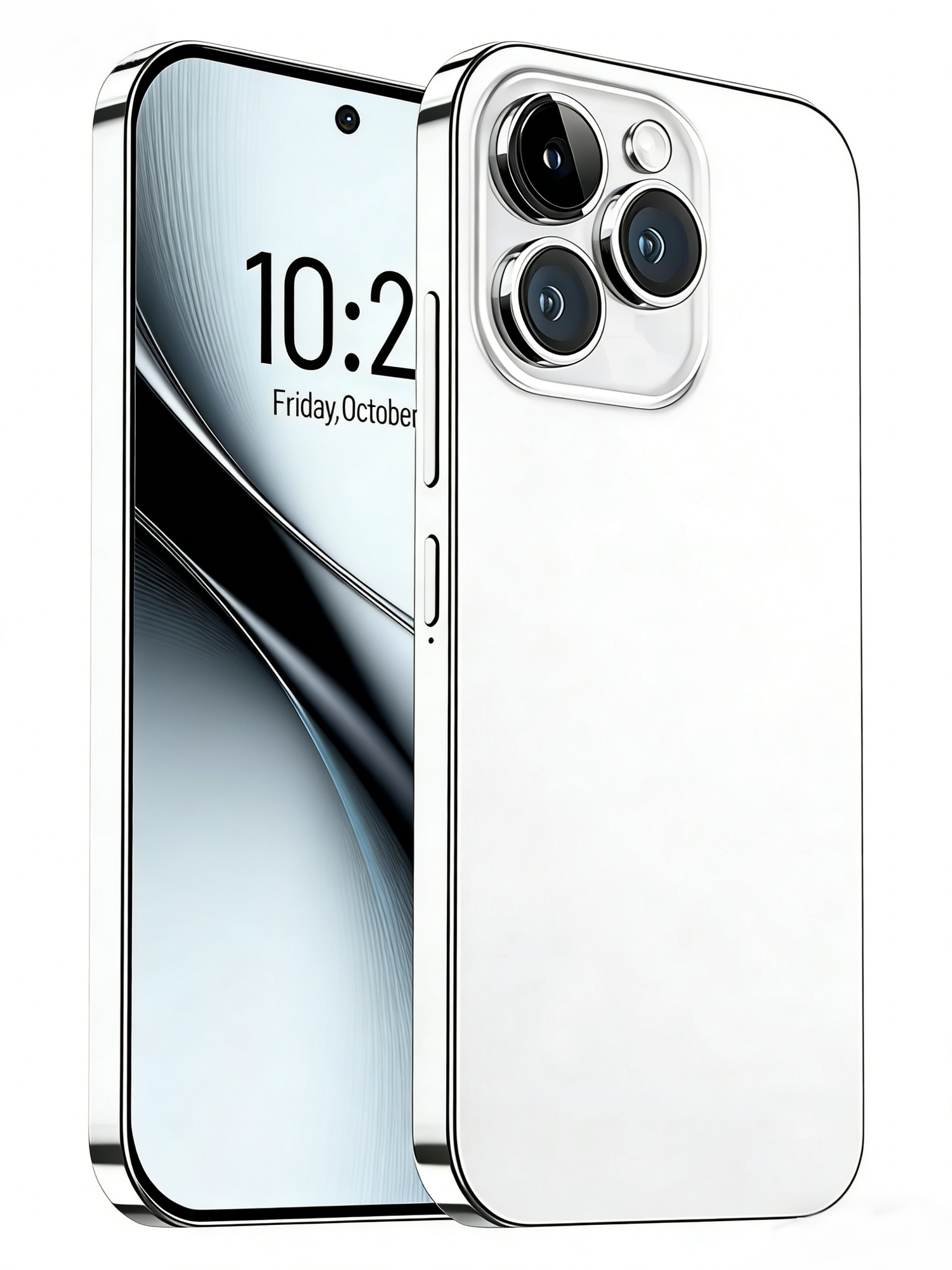 Смартфон W&O "X200", 6,6", 4ГБ, 64ГБ, IP67, быстрый заряд, 15-49МП, белое