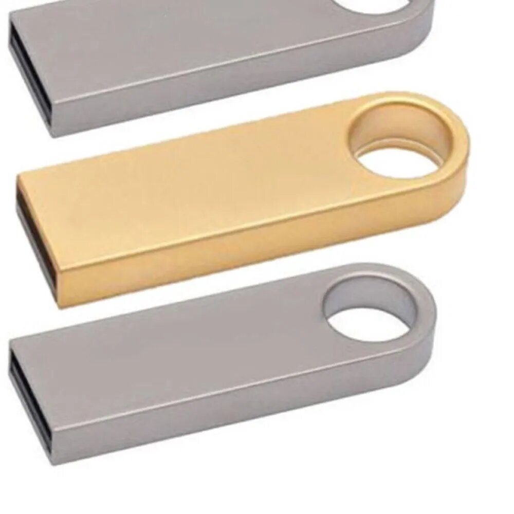 Kiboule USB-накопитель 2 ТБ Серый металлик USB 2.0 Флешка с отверстием для ключей — фото 1