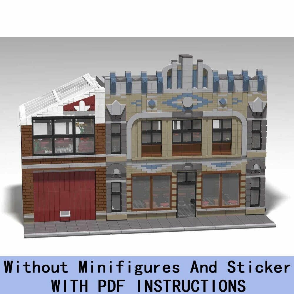 2516шт. Конструктор Brickstone Brewery & Comedy Club Modular Building Набор строительных блоков