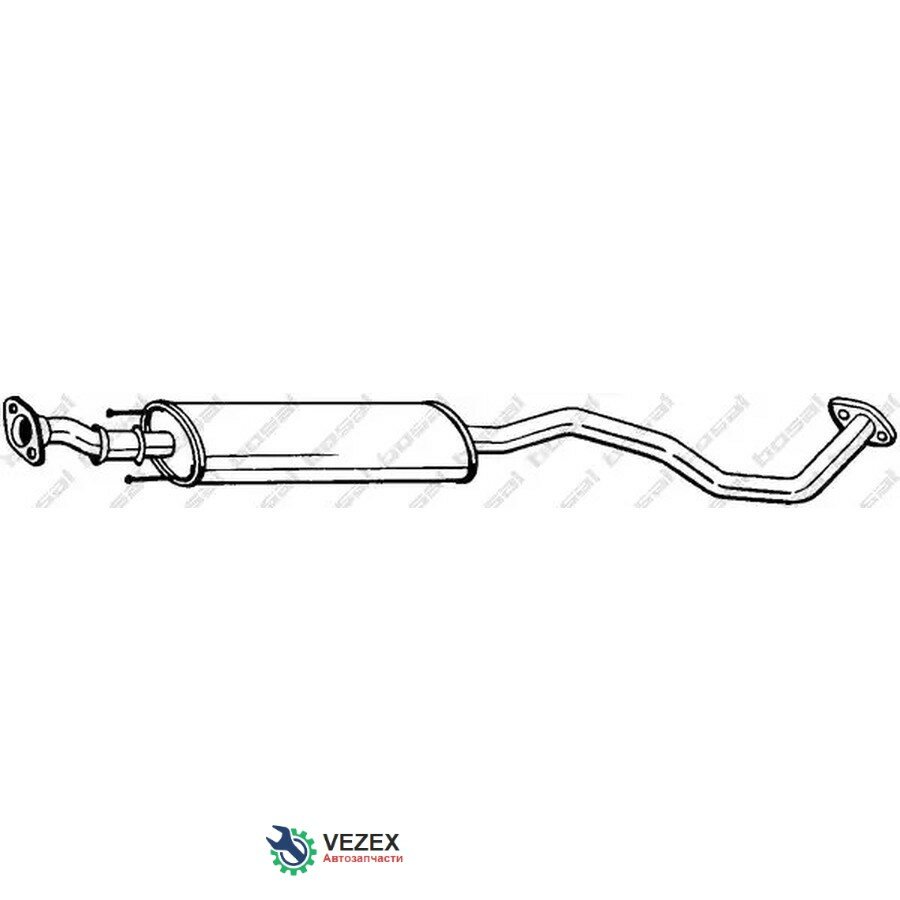 BOSAL 281-889 Глушитель (средняя часть)