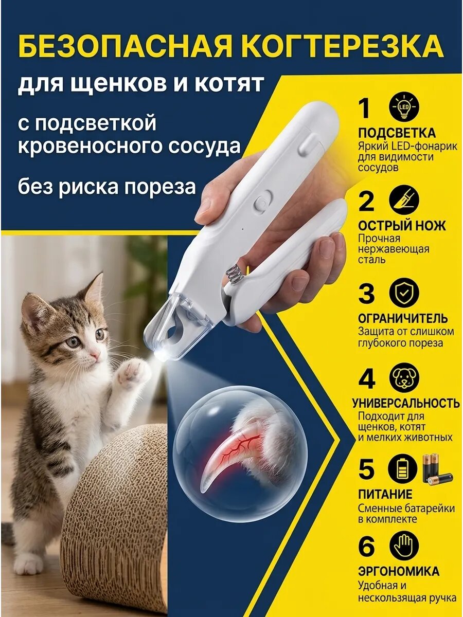 Когтерезка профессиональная для кошек и собак|