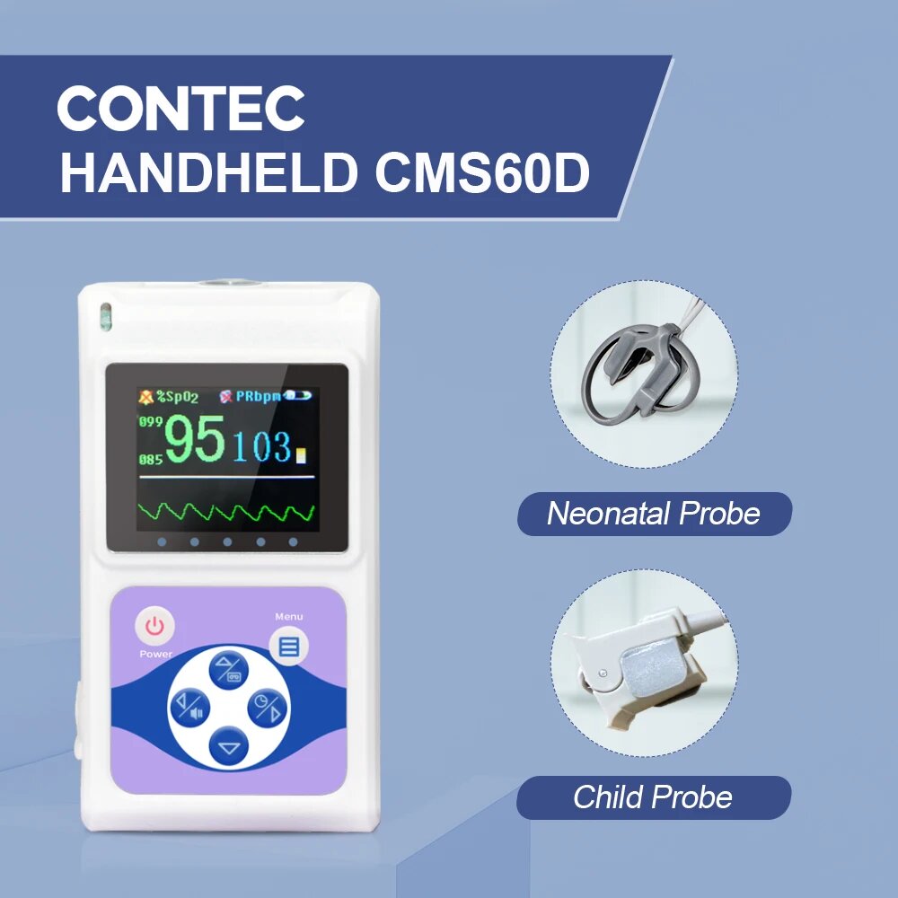 Contec CMS60D пульсоксиметр детский и неонатальный