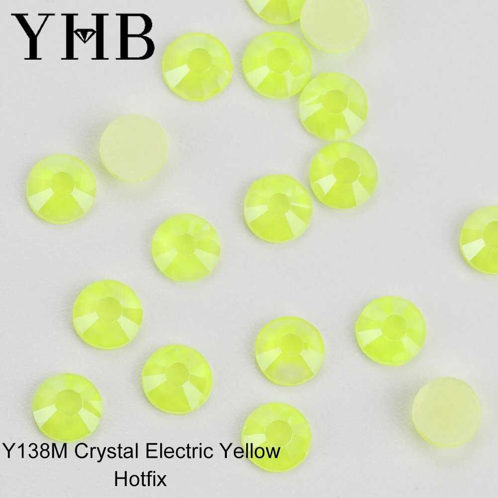 Кристаллы YHB Electric Yellow Y138M 4mm SS16