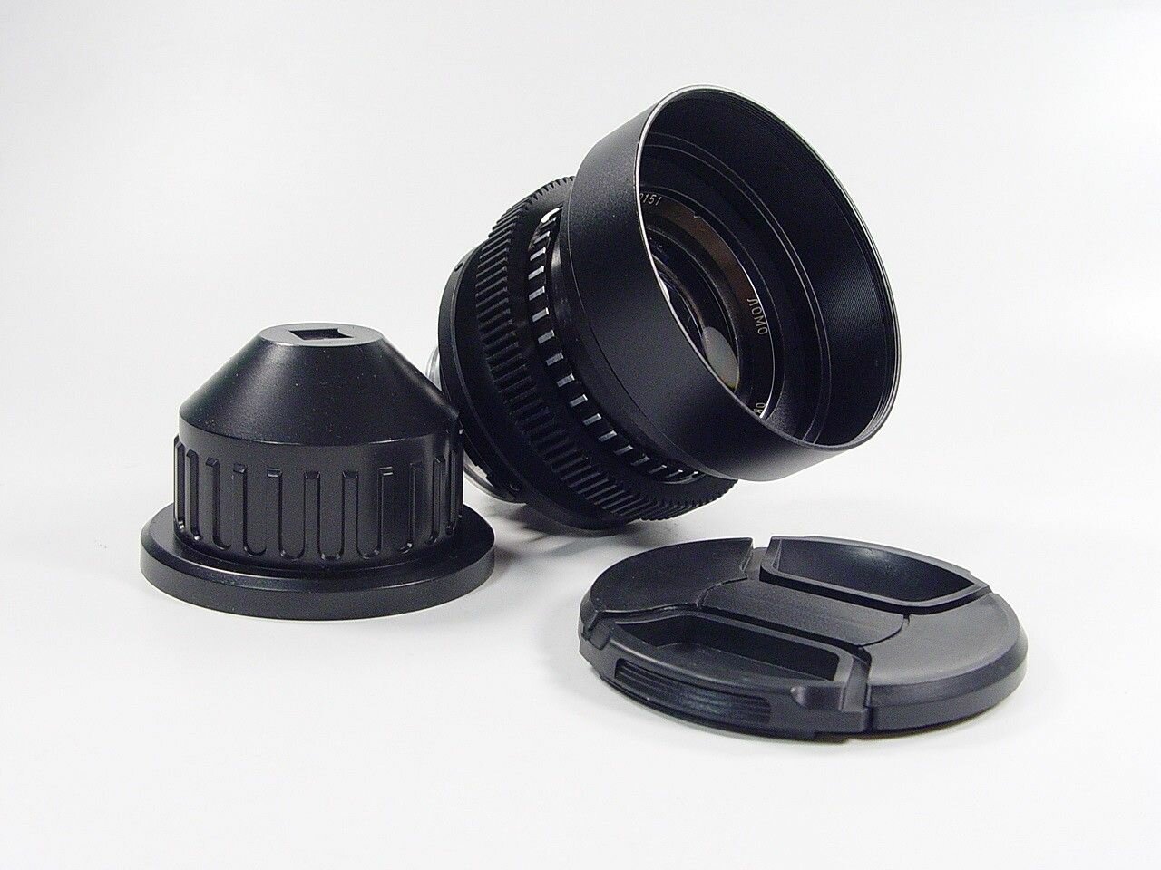 Объектив светосильный широкоугольный киношный ломо ОКС 4-28-1 f/2 28mm PL mount Arriflex RED ONE. Cine movie wide angle lens. Лот 2