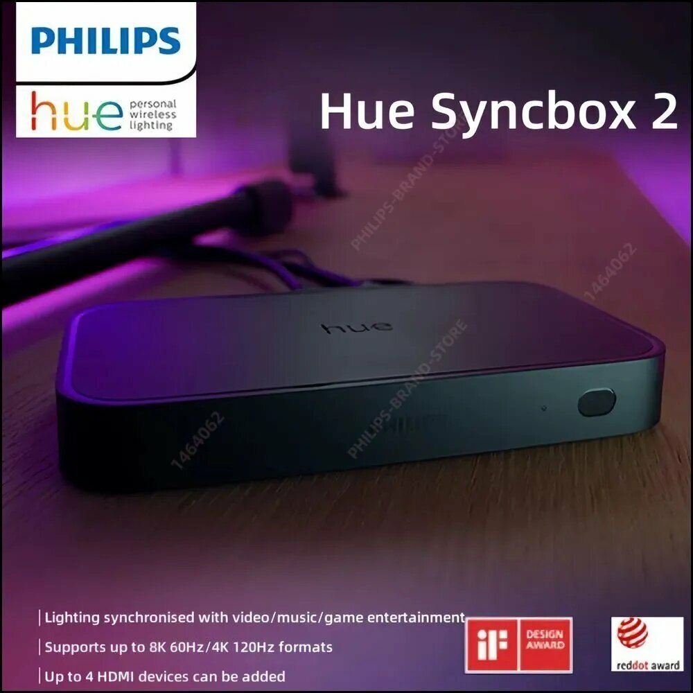 Блок синхронизации Hue HDMI Sync Box 2,8K/60Hz,4K/120Hz