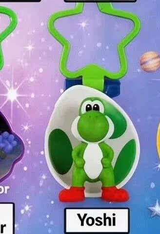Коллекционная фигурка Yoshi в яйце, Bandai, Зеленый
