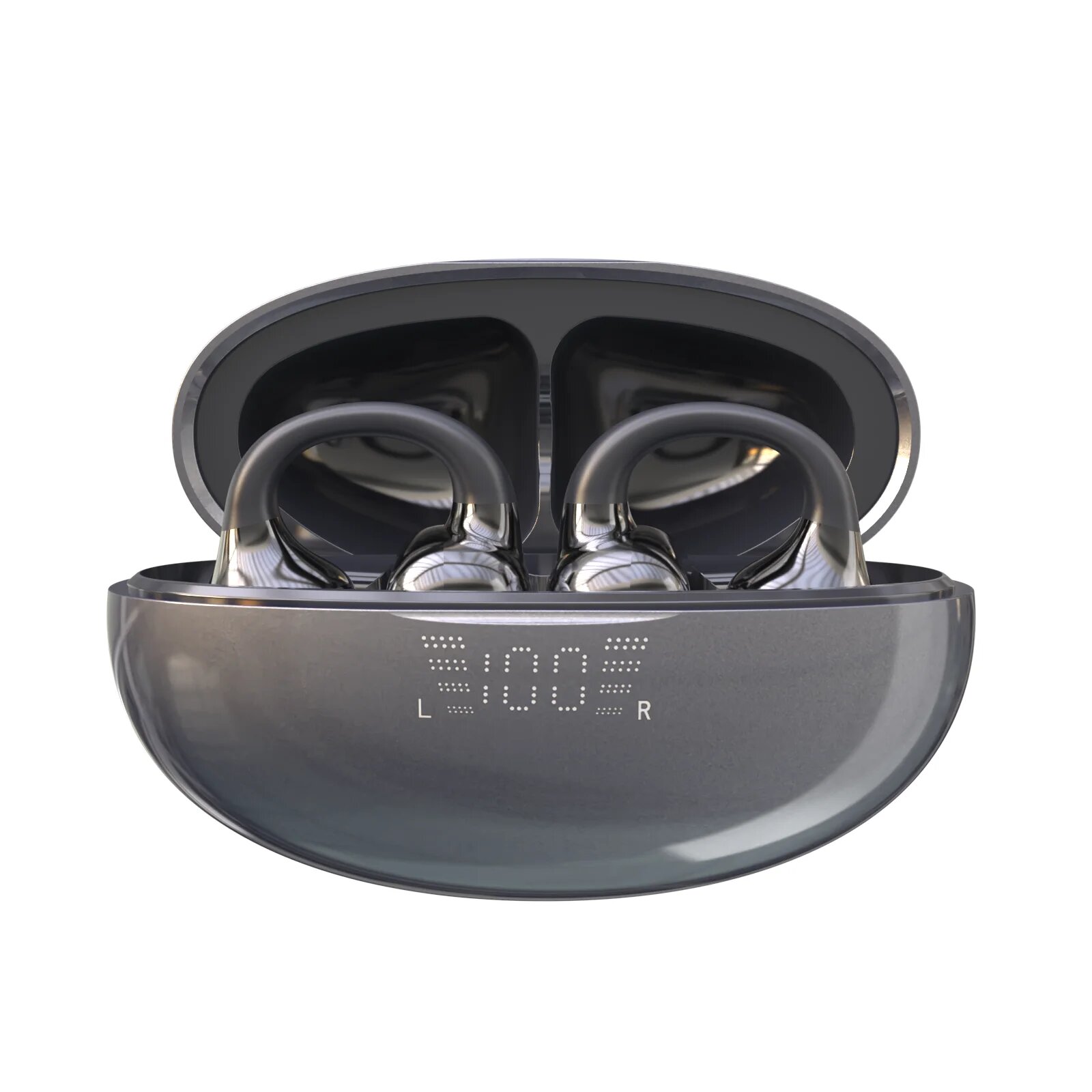 Беспроводные наушники-клипсы Black Bluetooth 6.0