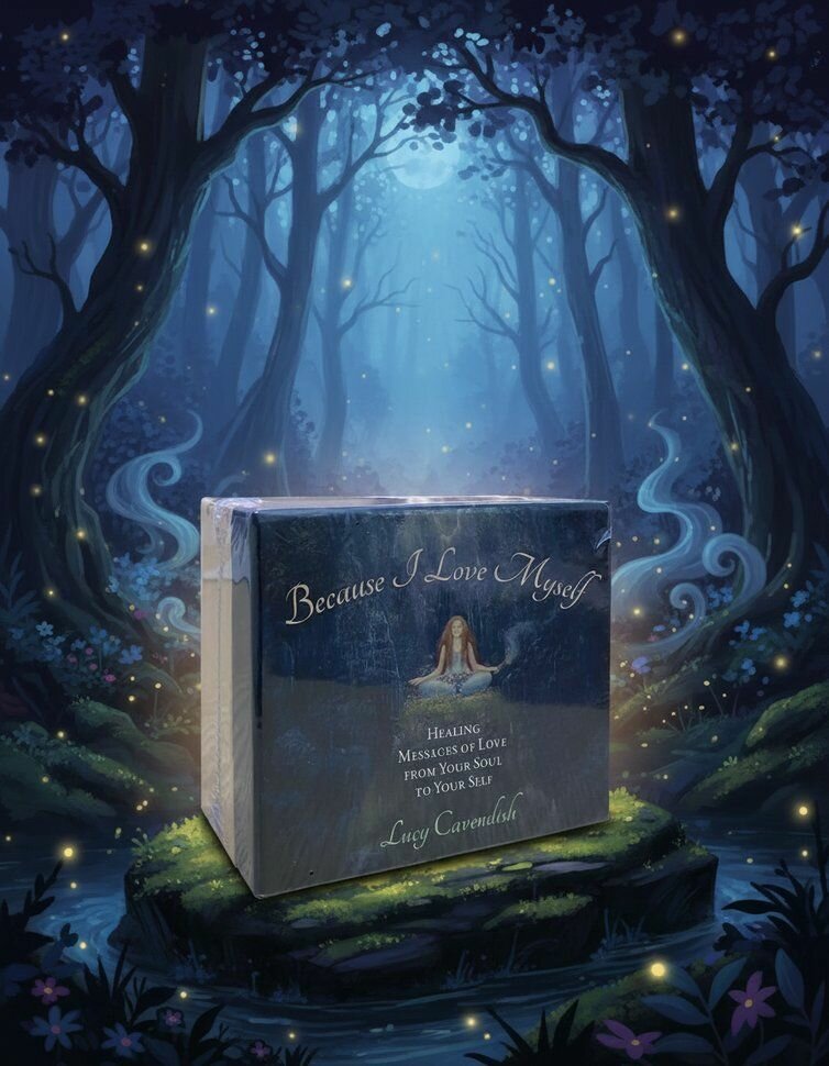 Карты Таро "Because I Love Myself Oracle Cards" Blue Angel / Потому что Я Люблю Себя, Колода Оракула 63382