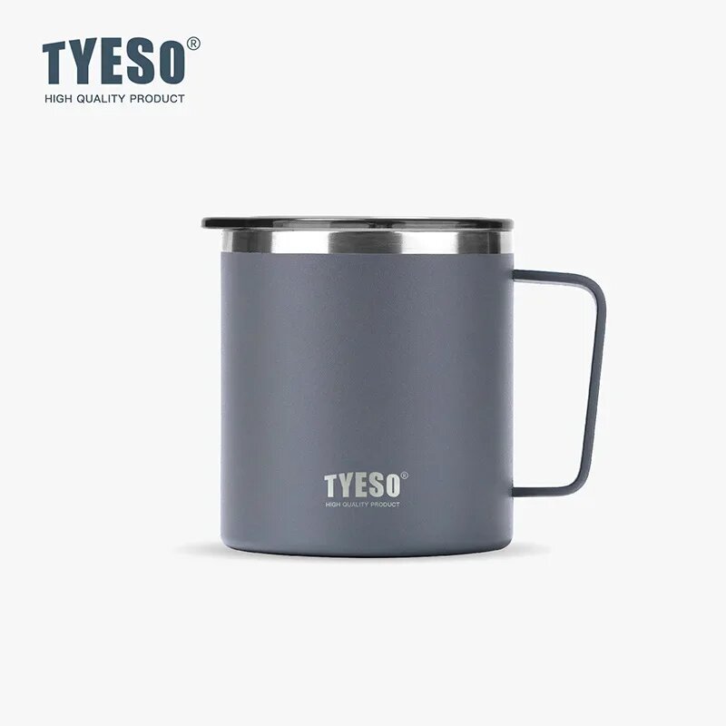 Кружка Tyeso 400 мл, нержавеющая сталь, Gray