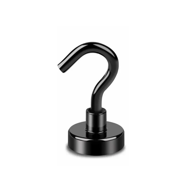 Магнитные крючки из углеродистой стали 1 шт. Черный, E25-Tensileforce22kg, Black